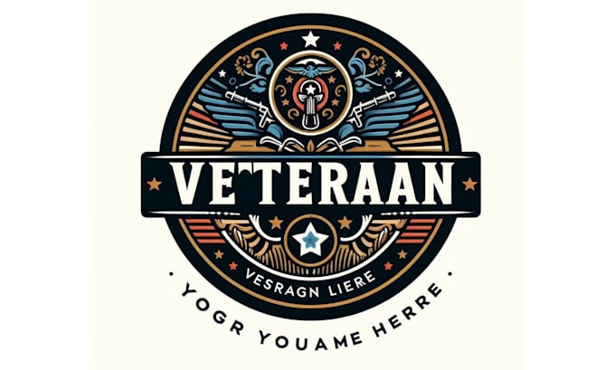 Design vintage skull military veteran logo by Grenlizard_brok | Fiverr