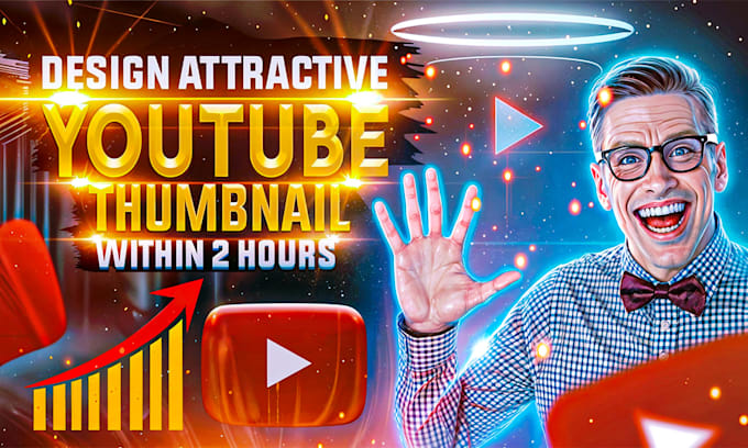 Design attractive eye catchy youtube thumbnail by Nserdesign | Fiverr