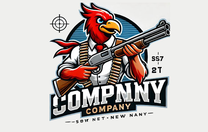 Design a bold and striking shotgun mascot logo for your brand or team ...