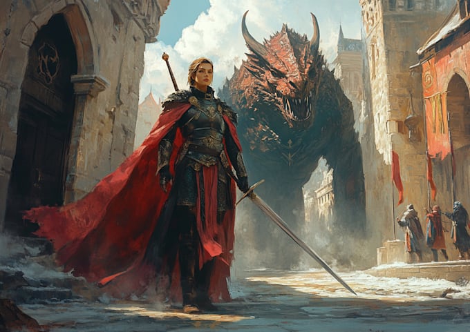 Create a custom dnd character art and game art by Raeshlae | Fiverr