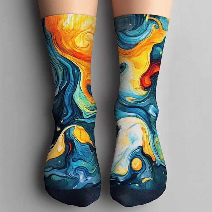 Design unique sock for you by Voublead | Fiverr