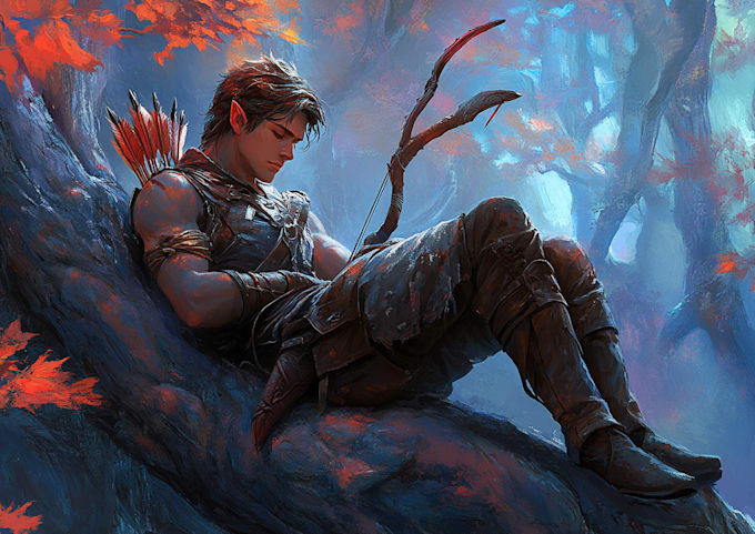 Create a unique original fantasy character art by Strildro | Fiverr