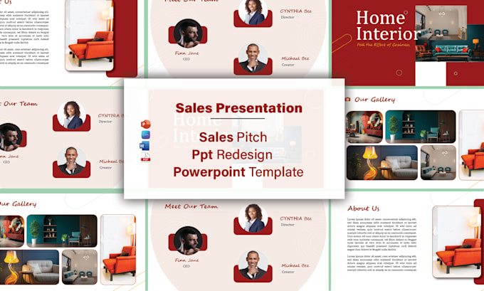 Design, redesign business sales presentation powerpoint sales pitch ...