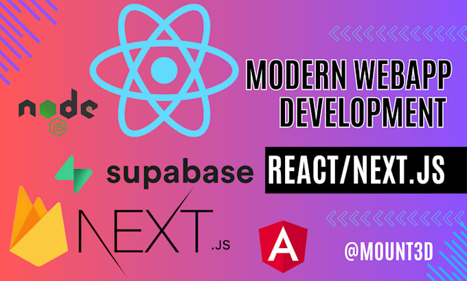Develop nextjs react node supabase fullstack website by Mount3d | Fiverr