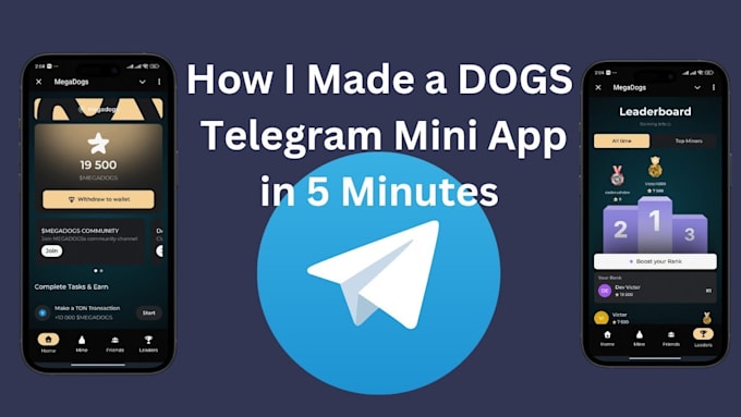 Telegram mini app telegram mini game mini app mini app development mini app by Matthew_basseth ...