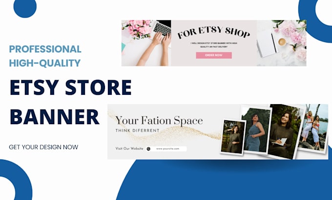 Design a professional etsy banner, logo and shop icon for your store by ...