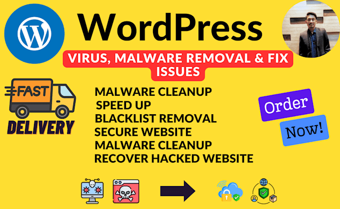 Recover hacked wordpress site, remove malware, security patching by Nahid_hosssain | Fiverr