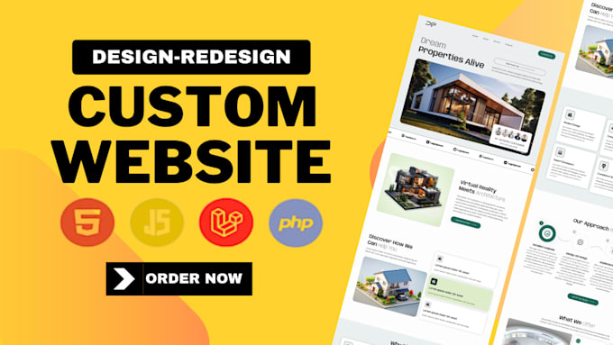 Do custom website development as full stack developer frontend backend developer by Umer ...