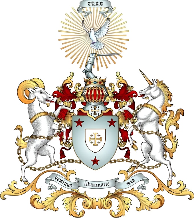 Make modern heraldic, family crest, coat of arms logo and any graphic ...