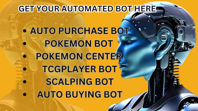 Do pokemon bot, tcgplayer bot, pokemon, auto purchase bot, scalping bot ...