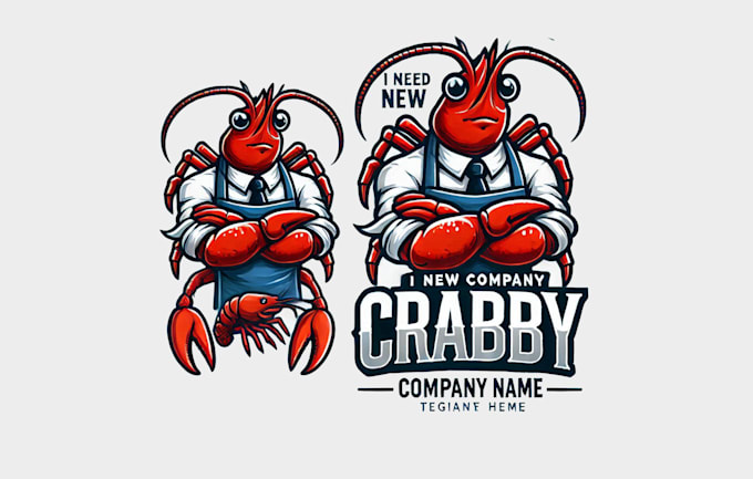 Design a fun and memorable crabby crawfish mascot logo for your brand ...