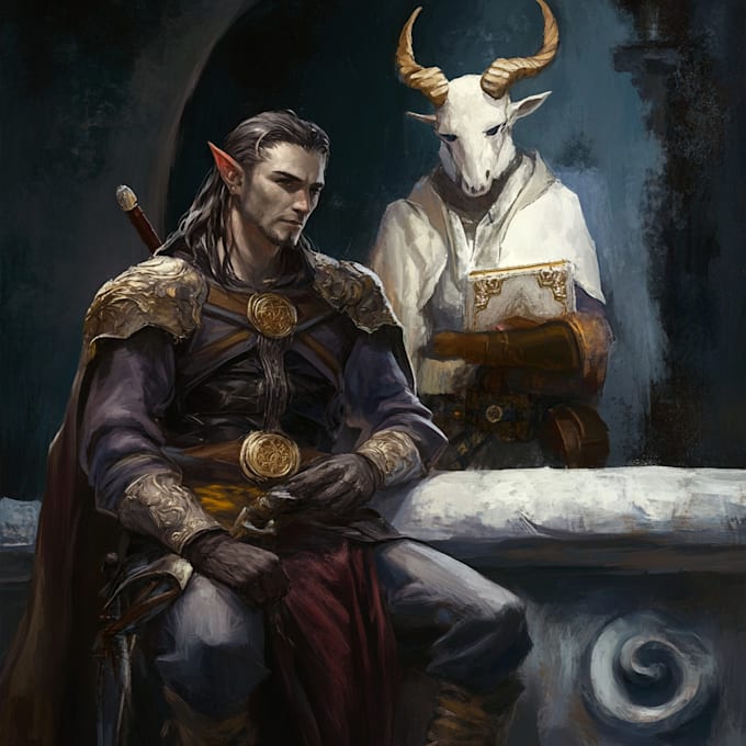 Create dnd character design dnd character illustration by Chohloids ...