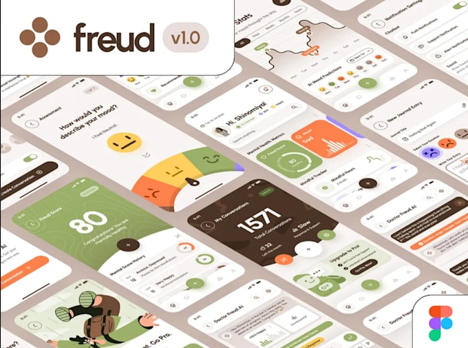 Build mood tracker app, meditation app, health tracker app, mental ...