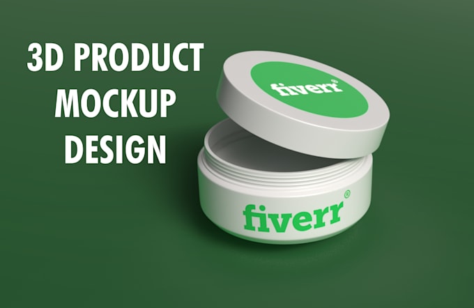 Create realistic 3d product mockup by Sukanta_d | Fiverr
