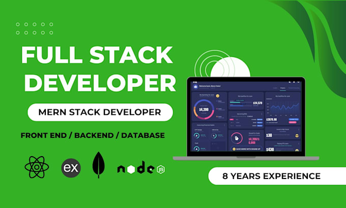 Full stack developer, backend and frontend developer by Mercurysol | Fiverr