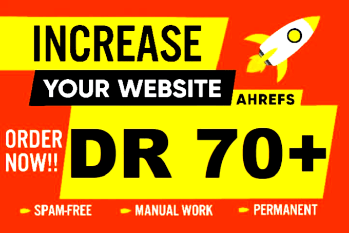 Increase domain rating 70 plus by Webseoranker | Fiverr