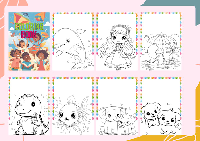 Create custom activity books, worksheets for children by Kukiee23 | Fiverr
