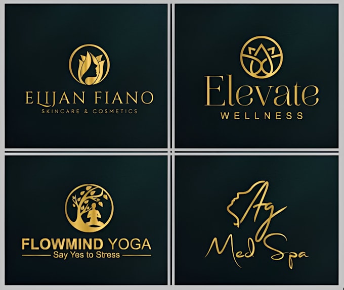 Do modern cosmetics, makeup, and beauty logo design with all branding ...