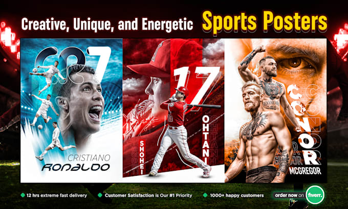 Design a professional sports flyer or poster for you by Graphicwaves ...