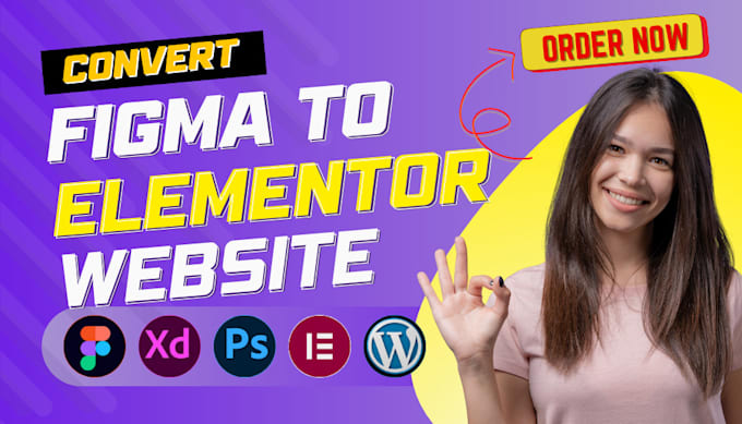 Convert figma to wordpress, xd or psd to wordpress, figma to elementor website by Luke_jericho ...