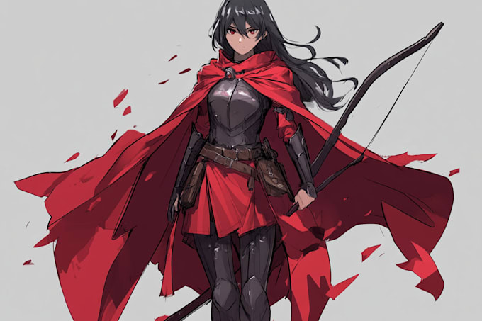Draw your dnd or original character art in anime style by Jaquoson | Fiverr