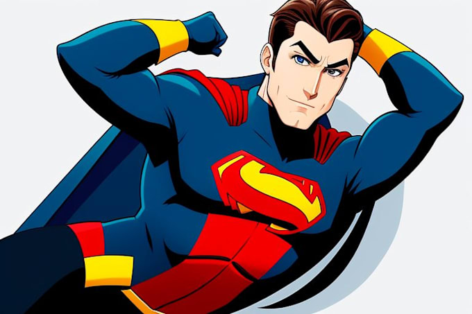 Create superhero cartoon character for you by Viollelyte_work | Fiverr