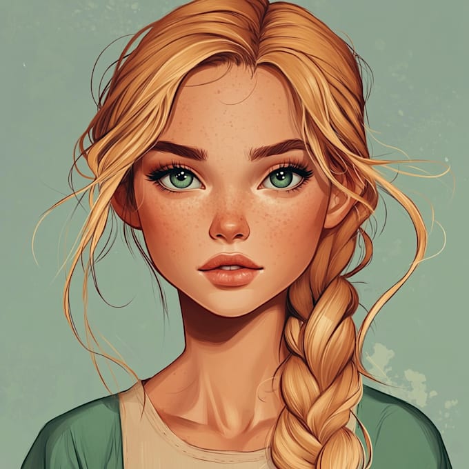 Draw portrait avatar disney from photo by Kalelachandler | Fiverr