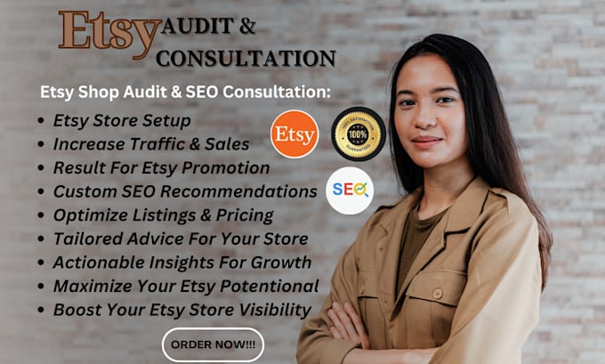 Do etsy shop audit and seo consultation to boost sales by Scoutoms | Fiverr