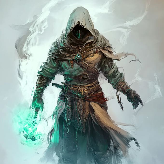 Make a dnd character art and dnd character art by Sairceh | Fiverr