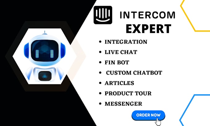 Set up intercom chatbot, product tours, fin ai, tidio, and manychat integration by Julius_prime ...