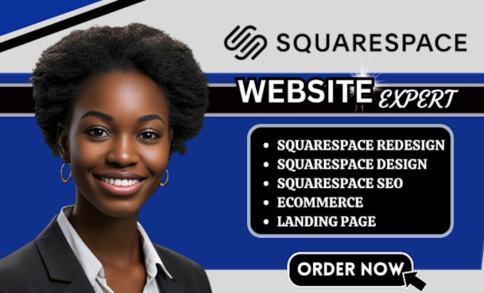 Do squarespace website design squarespace website redesign square website design by Roselyn_web ...
