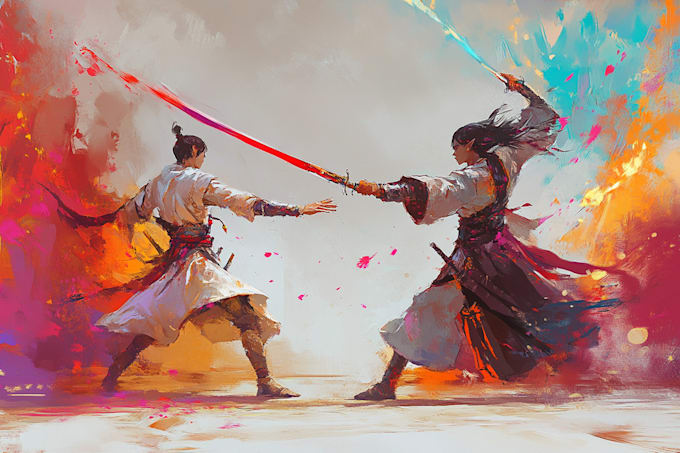 Draw splash art and fantasy concept art dnd illustrations by Roweritz ...