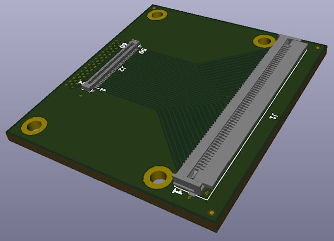 Do custom pcb layout and schematic design using kicad, altium, eagle or easyeda by ...