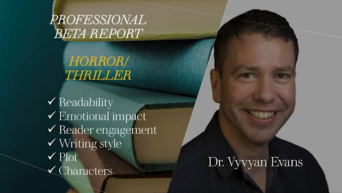 Professionally beta read your horror and thriller work by Vyvyan_evans ...