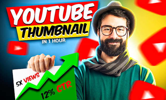 Design the best custom viral and great youtube thumbnails in just 1 ...