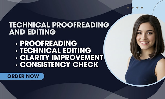 Do technical proofreading and editing,edit technical content by Audrey ...