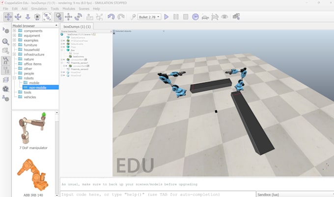 Help you in robotics project related to coppeliasim by Controlrobot | Fiverr