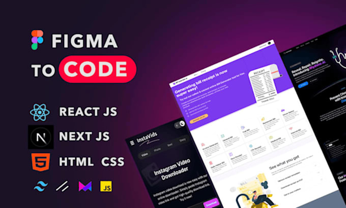 Convert Figma Xd To Next Js React Js Html Css With Tailwindcss And Shadcn By Mehdi92 Fiverr