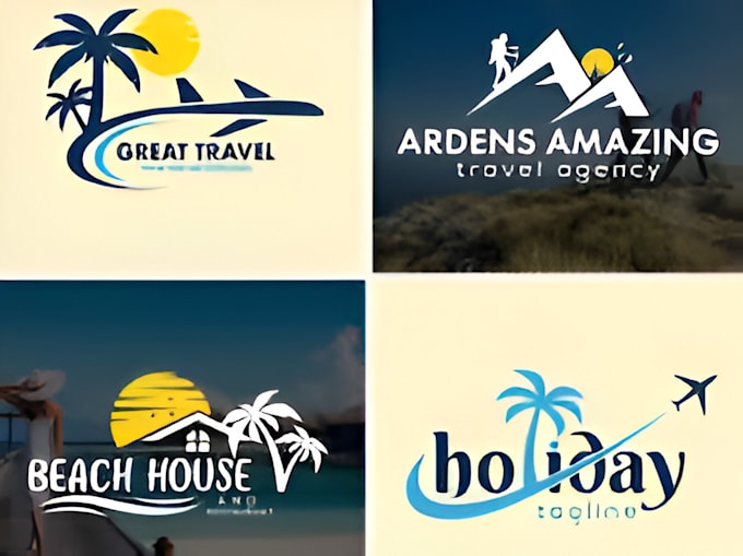 Make modern minimalist unique travel, hotel logo and any graphics ...