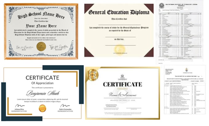 Design urgently ged certificate college transcript diploma certificate ...