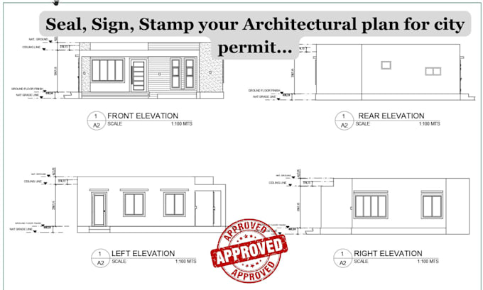 Review stamp architectural structural construction plan mep city permit drawing by Archy_lipetta ...