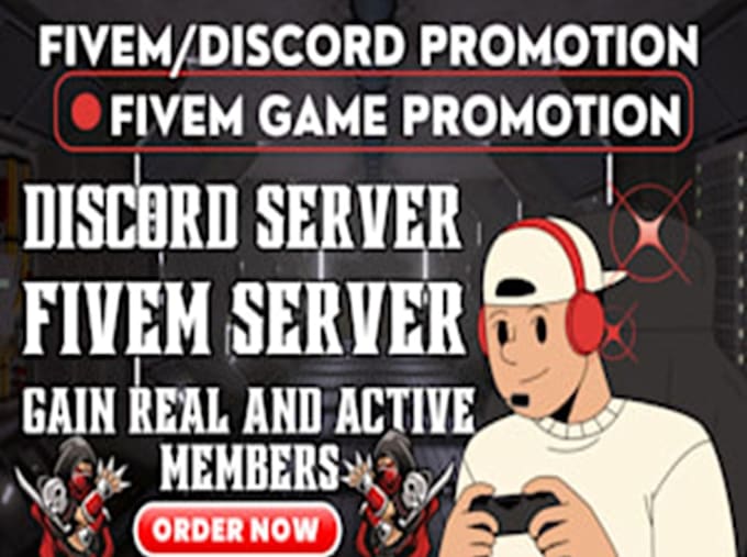 Do fivem game discord server organic promotion and sql, dayz growth ads ...