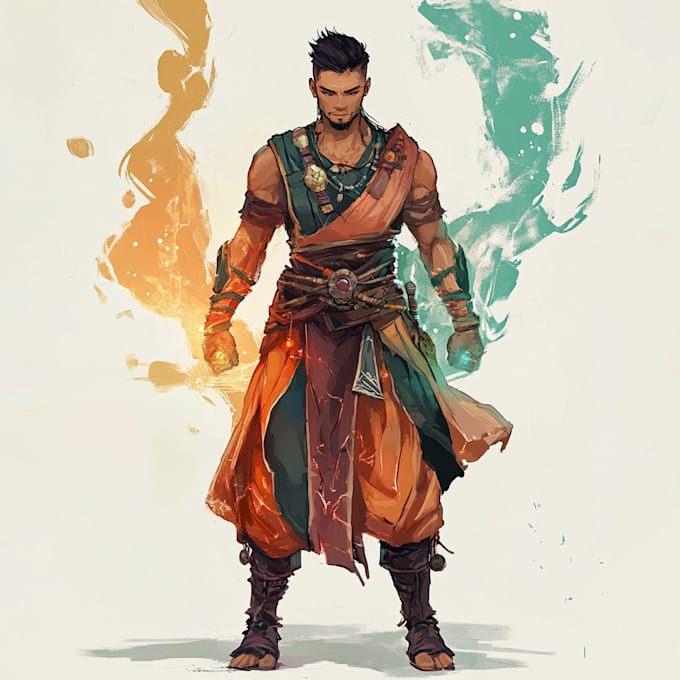 Make your dnd character art for you by Zoukoudi | Fiverr