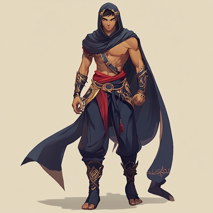 Draw game character art illustration for you by Khundhia | Fiverr