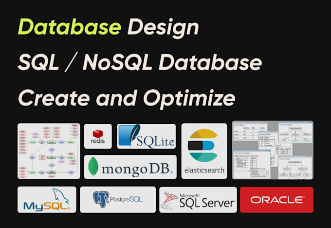 Design, create, optimize sql and nosql databases and queries by ... Design, create, optimize sql and nosql databases and queries by ...