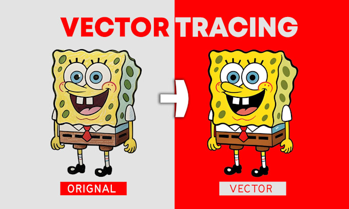 Manual vector tracing, vectorize image, redraw logo or convert to vector quickly by Ameer ...