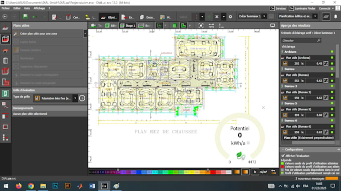 Design professional electrical plans using dialux, autocad, and caneco ...