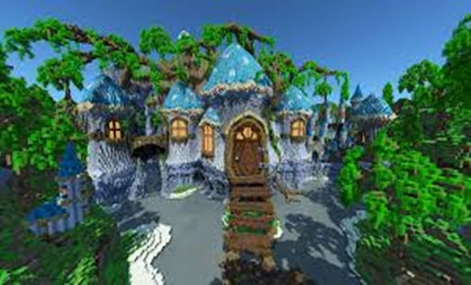 Build highest quality large minecraft map, building or spawn by Keykeey ...