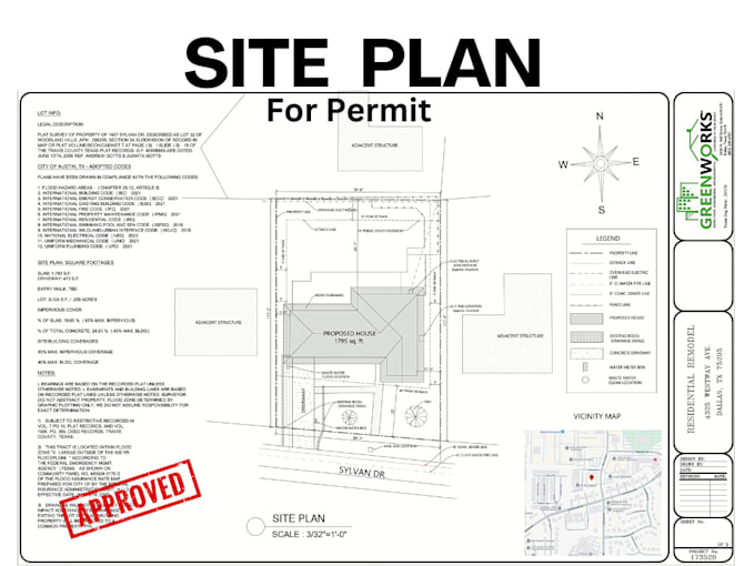 Draw your property plot plan, site plan for permit in a day by Architect_nur | Fiverr