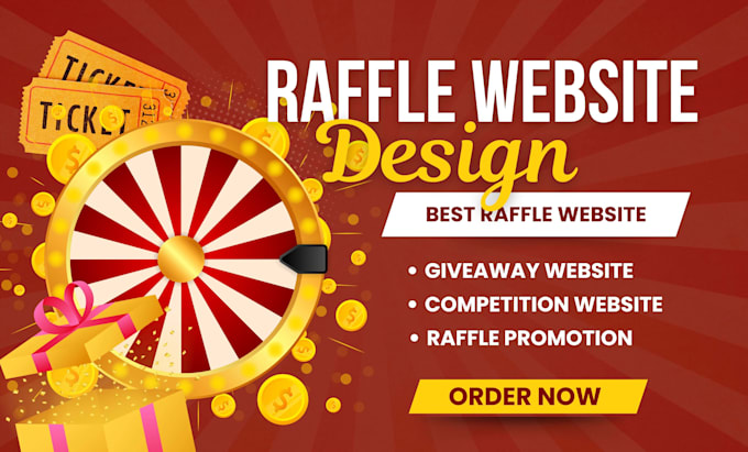 Design raffle website design and competition website on wix by ...